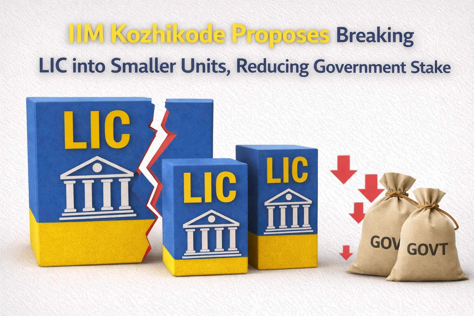 IIM Kozhikode Proposes Breaking LIC into Smaller Units, Reducing ...